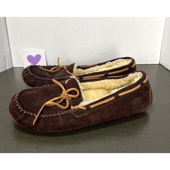 UGG | Shoes | Ugg Olsen Men Moccasin Slippers Suede Leather Cozy Indoor ...